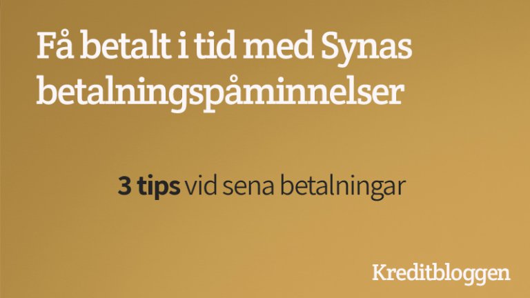 SYNA | Kreditupplysning & Marknadsinformation